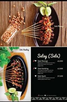 Menu at Warung Tekko restaurant, South Jakarta, Pasar Festival Mall ...