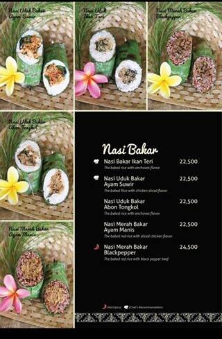 Menu at Warung Leko restaurant, North Jakarta, Jl. Boulevard Raya No.17