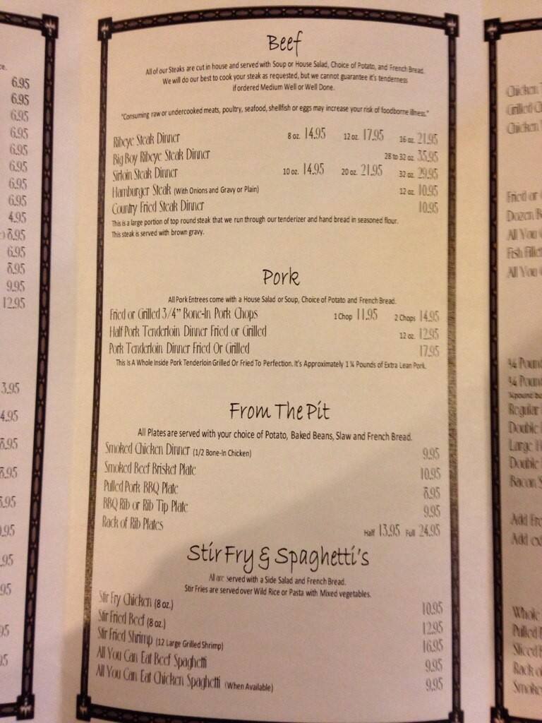 Menu at Main Street Market desserts, West Point, E Main St