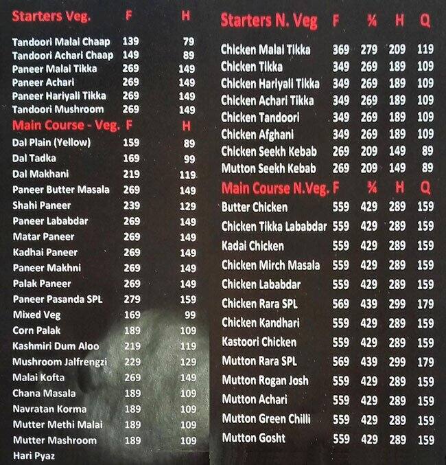 The Hideout Menu, Menu for The Hideout, Sector 110, Noida - Zomato