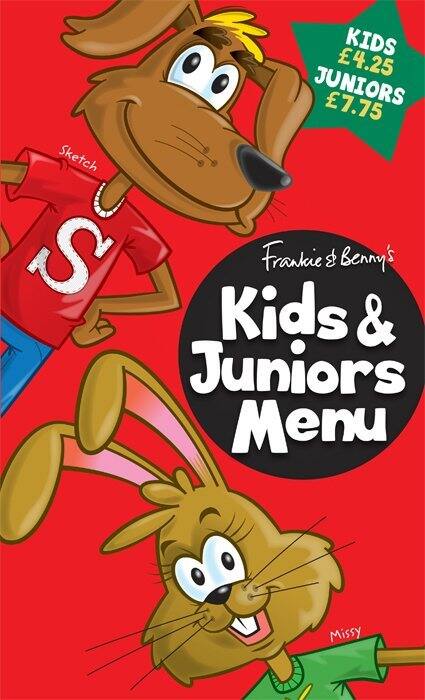 Menu at Little Frankie's restaurant, London, 7 Whitehall SW1A 2DD