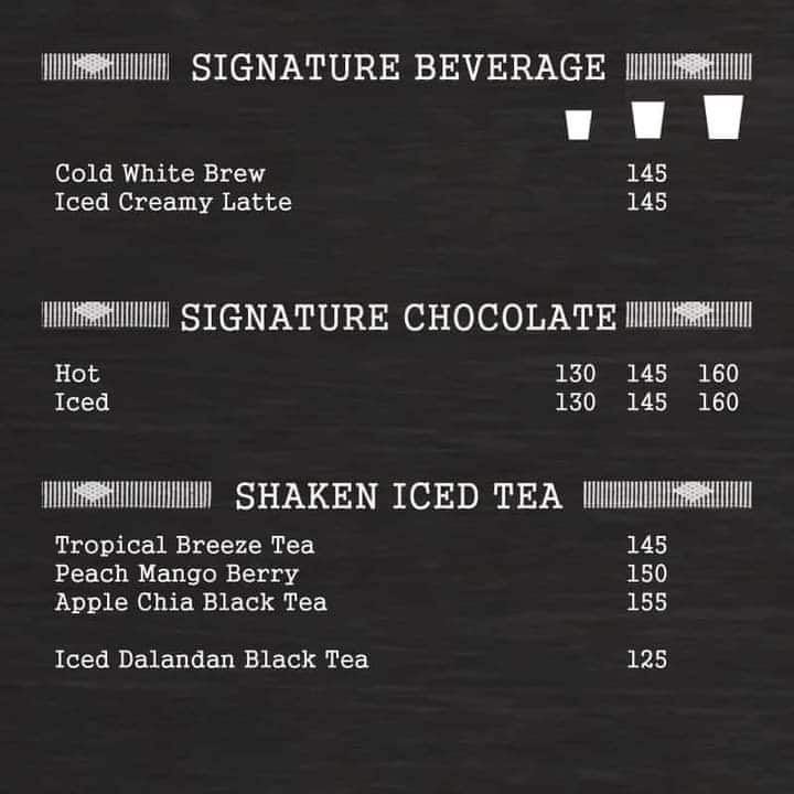 Menu at Bo's Coffee BBQ, Cebu City, M. Cuenco Avenue