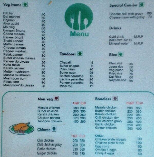 Raju Da Dhaba Menu, Menu for Raju Da Dhaba, Sector 11, Chandigarh - Zomato