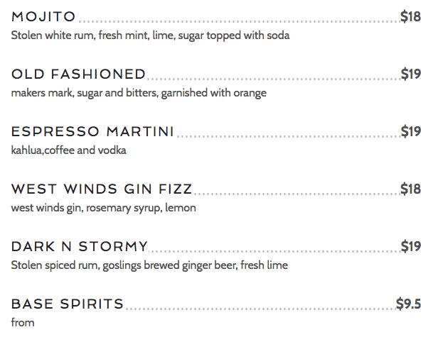 Menu at The Monk Brewery & Kitchen pub & bar, Fremantle