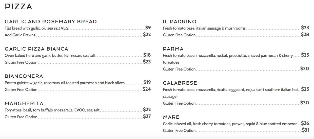 Menu at The Monk Brewery & Kitchen pub & bar, Fremantle