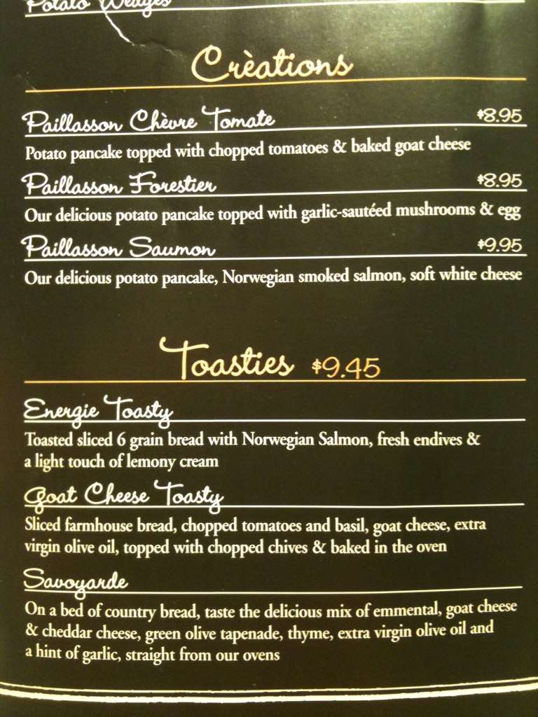 Menu at PAUL Miami Beach desserts, Miami Beach