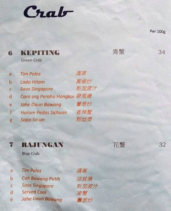 Menu at Chef's Kitchen restaurant, Jakarta, Jl.Boulevard Ruko Golf ...