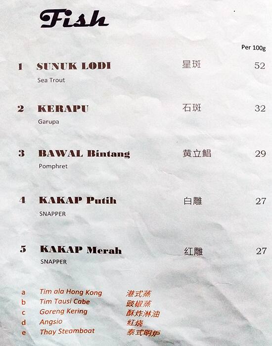 Menu at Chef's Kitchen restaurant, Jakarta, Jl.Boulevard Ruko Golf ...