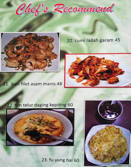 Menu at Chef's Kitchen restaurant, Jakarta, Jl.Boulevard Ruko Golf ...
