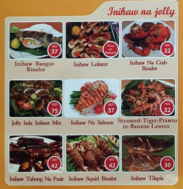 Menu at Jolly Tops Restaurant LLC, Dubai