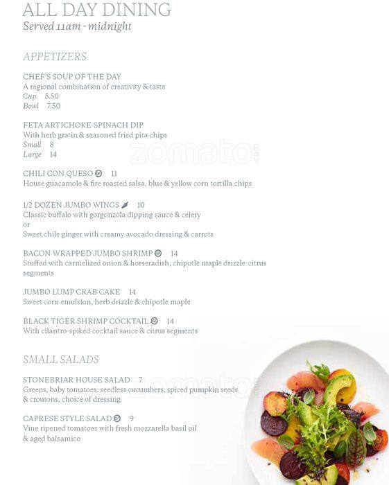 Menu at Legacy Grill pub & bar, Frisco