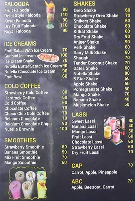 Menu at QISSA CORNER CAFE, Bengaluru