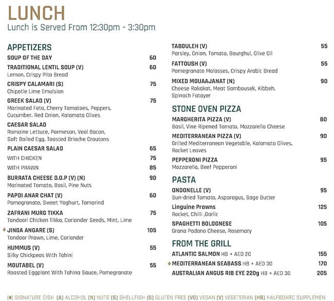 Menu of Kitchen Connection - Jumeirah Beach Hotel, Umm Suqeim, Dubai