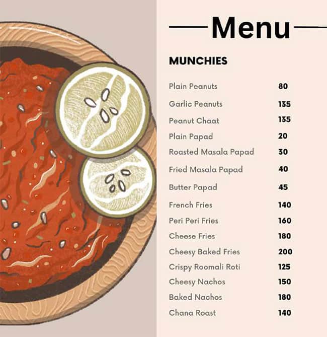 Menu of Grillicious By Zoella, By Pass Road (South), Indore