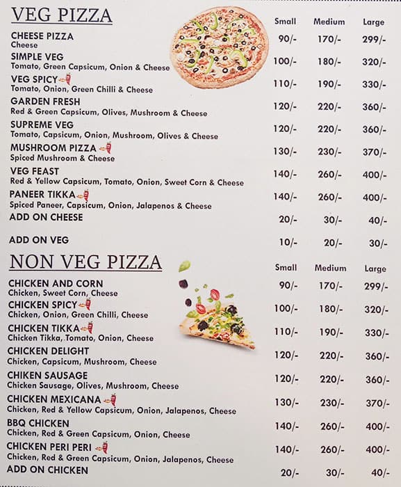 Menu of De La Cuisine, Bhandup, Mumbai