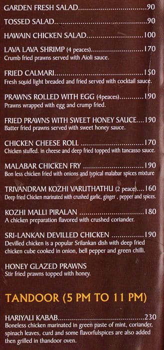 Malabar Dine's Menu, Menu for Malabar Dine's, Kadri, Mangalore - Zomato