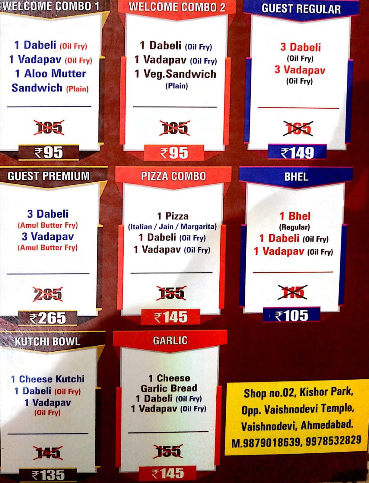Menu at Balaji Fast Food, Ahmedabad, 40