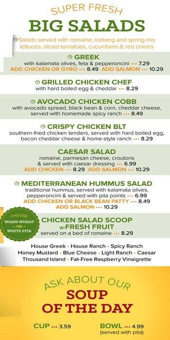 Menu at Showmars restaurant, Mint Hill, Matthews-Mint Hill Rd