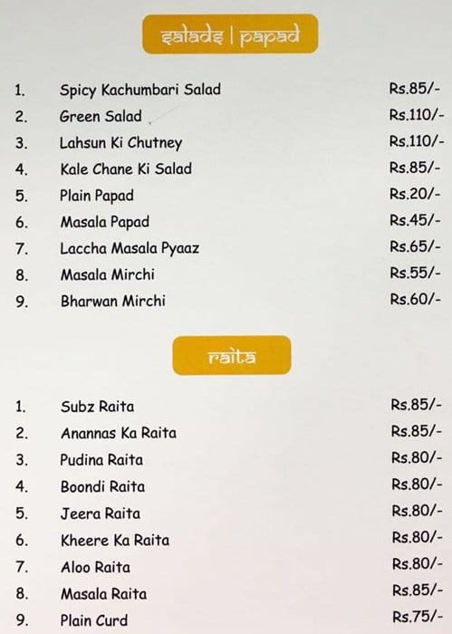 RJ 14 Menu, Menu for RJ 14, Ajmer Highway, Jaipur - Zomato