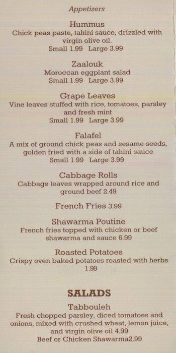 Red Castle Menu, Menu de Red Castle, The Danforth, Toronto - Urbanspoon ...