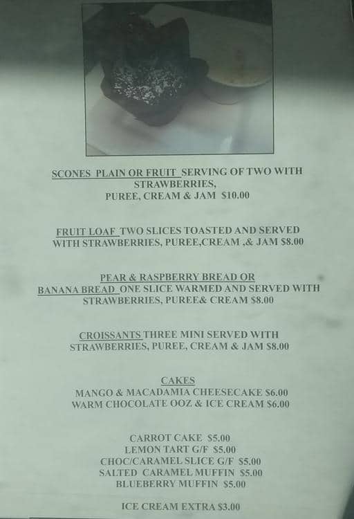 Mermaids By the Bay Menu, Menu podniku Mermaids By the Bay, Deception ...