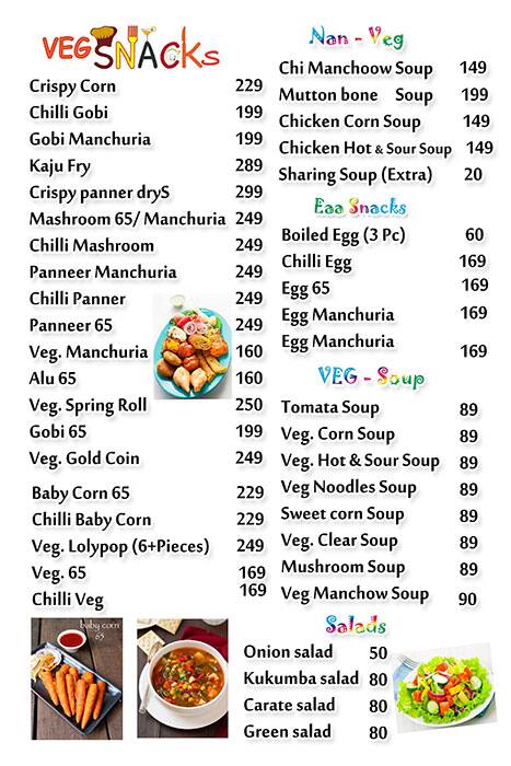 Menu of Kotha Ruchulu Multi Cuisine Family Restaurant, Kukatpally ...