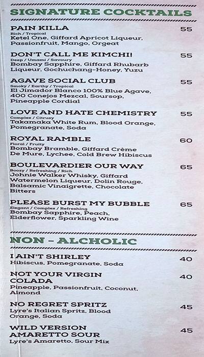 Menu of Benny Mack’s by Ben’s Farmhouse, Town Square, Dubai