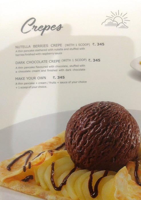 Menu of Movenpick Ice Cream Boutique, Nungambakkam, Chennai