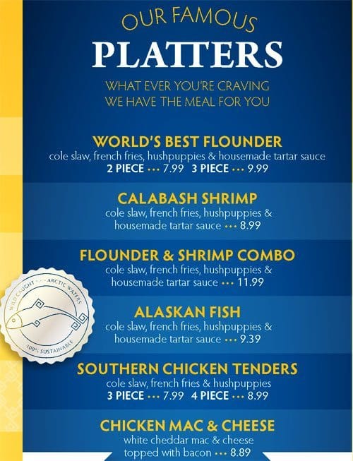 Menu at Showmars fast food, Charlotte, Park Cedar Dr