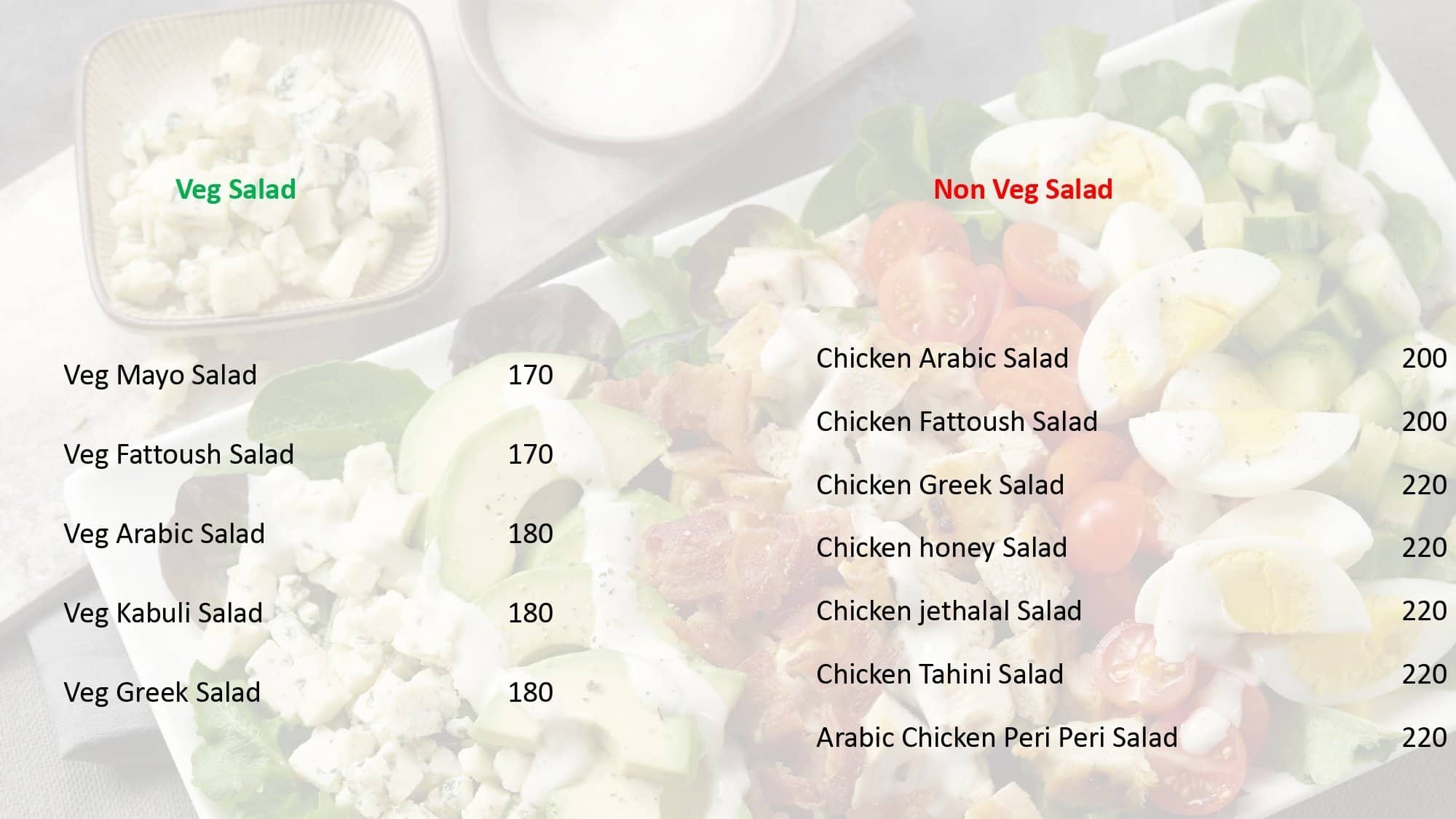 Menu of Lebanese Delights, Hinjawadi, Pune