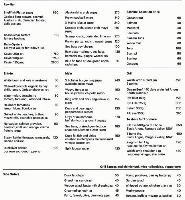 Sean Connolly Menu, Menu for Sean Connolly, Downtown Dubai, Dubai - Zomato