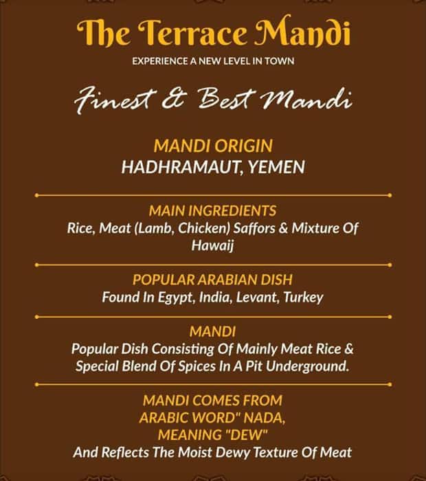 Menu at Mandi House Restaurant, Hyderabad, 249a