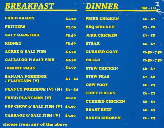 La Carib Express Menu, Menu for La Carib Express, Smethwick, Birmingham ...