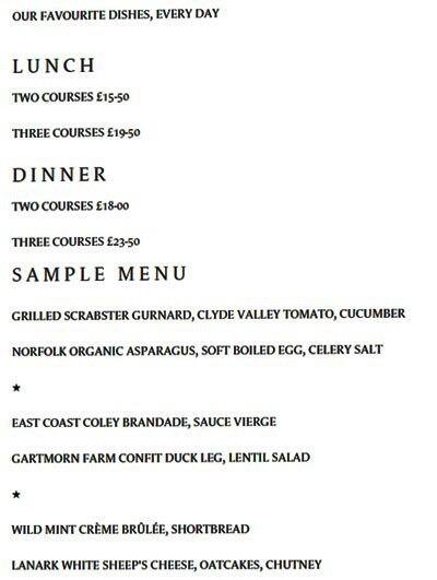 Cafe St Honore Menu, Menu for Cafe St Honore, New Town, Edinburgh ...