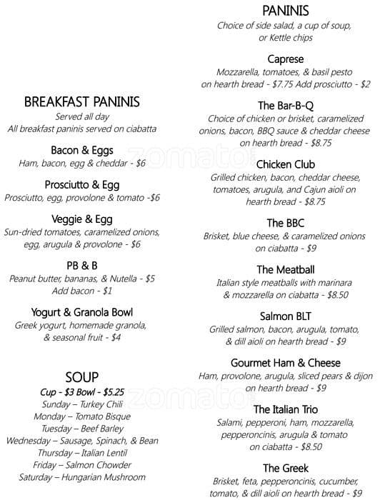 Bistro 214 Menu, Menu for Bistro 214, Gresham, Gresham - Urbanspoon/Zomato