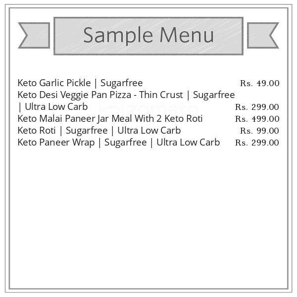 Menu at Sugar Swap, Gurugram