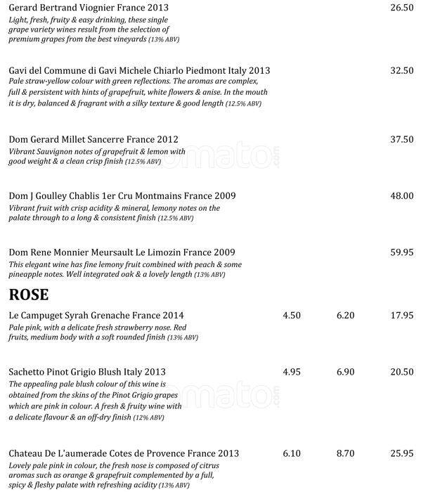Menu at The Alexander Pub & Kitchen, Weybridge, 139 Oatlands Dr
