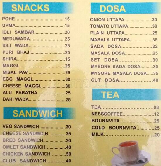 Menu at Master Cook, Pimpri-Chinchwad, JQQ2+W4X