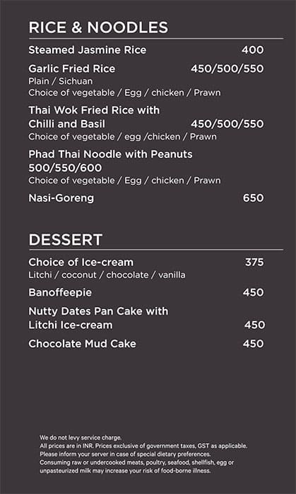 Menu at High Ultra Lounge, Bengaluru, 26/1, Rooftop, World Trade Center ...