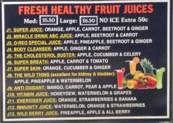 Menu at Oreo Cafe, Beaconsfield