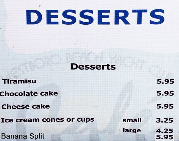 Menu at Westboro Beach Cafe, Ottawa