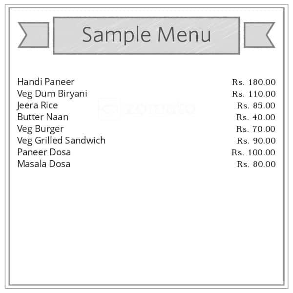 Menu of Bombay Fast Food, Arya Nagar, Kanpur