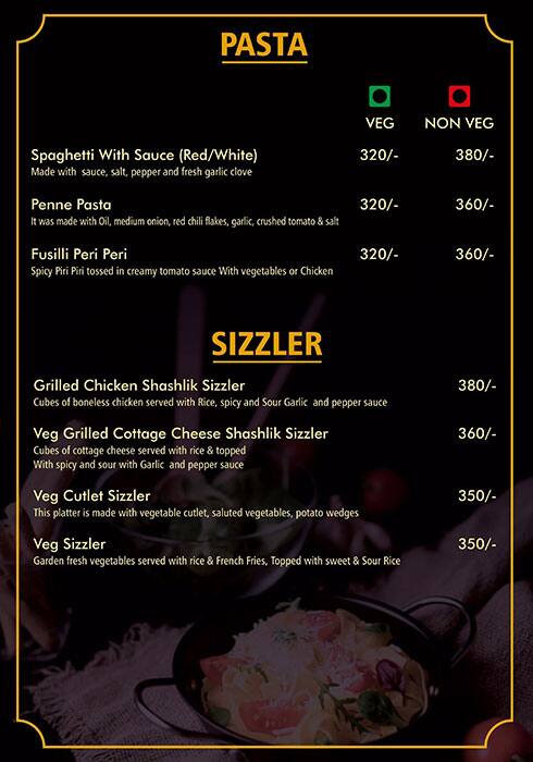 Menu at Union - Club Kitchen, Nagpur, plot no 1 wadi naka