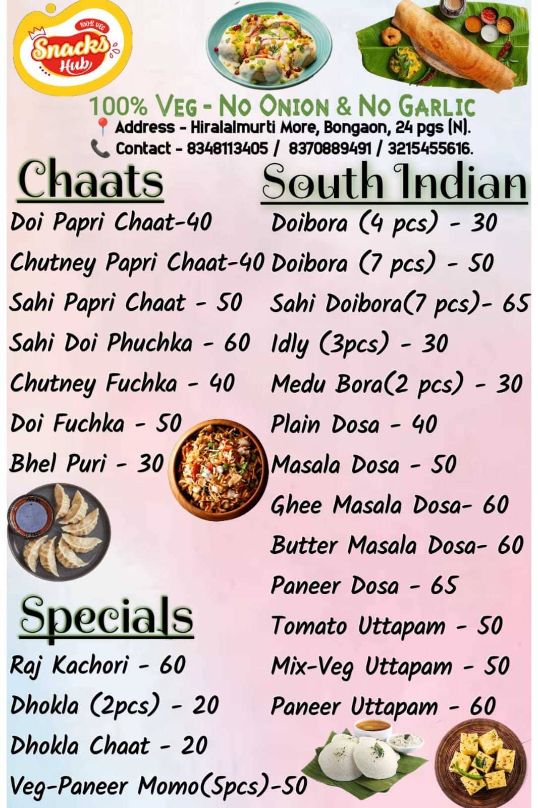 Menu of Doiwala, Sector 3, Salt Lake, Kolkata