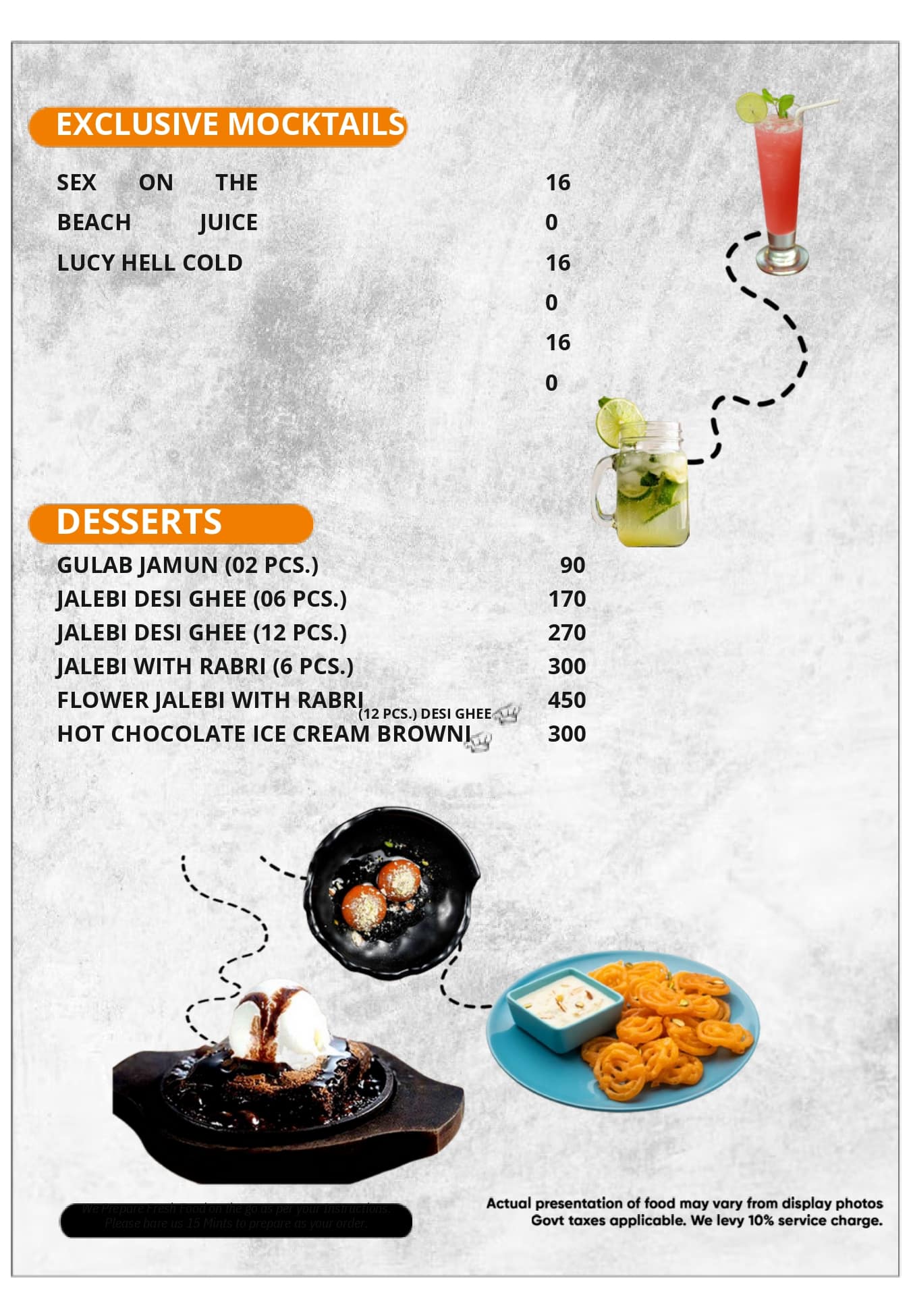 Menu of Punjabi Chicken Factory, Sector 85, Gurgaon