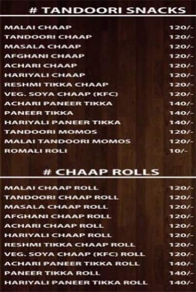 Menu of Lajawab Family Restaurant, Uttam Nagar, New Delhi