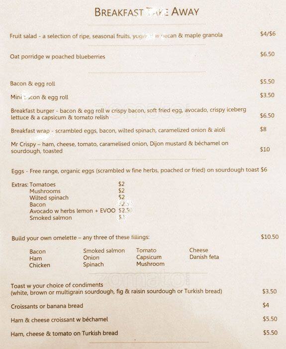 Mio Bar & Cafe Menu, Menu for Mio Bar & Cafe, CBD, Sydney - Urbanspoon ...