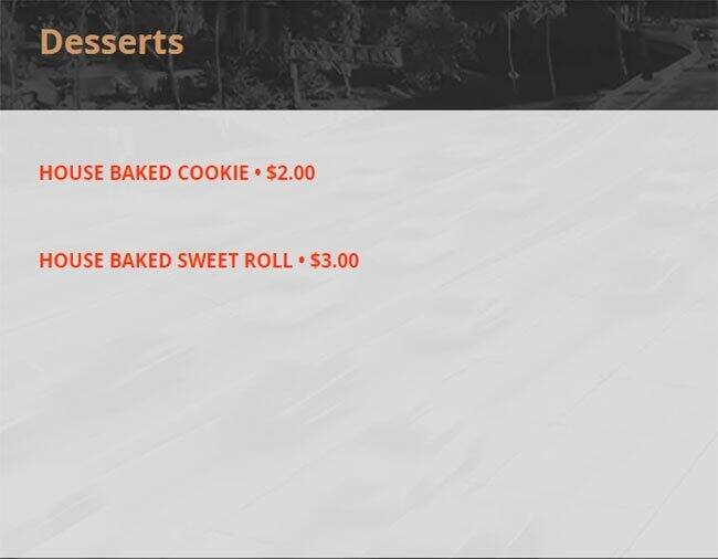 Menu at Hello Deli restaurant, Albuquerque, 7600 Jefferson St NE