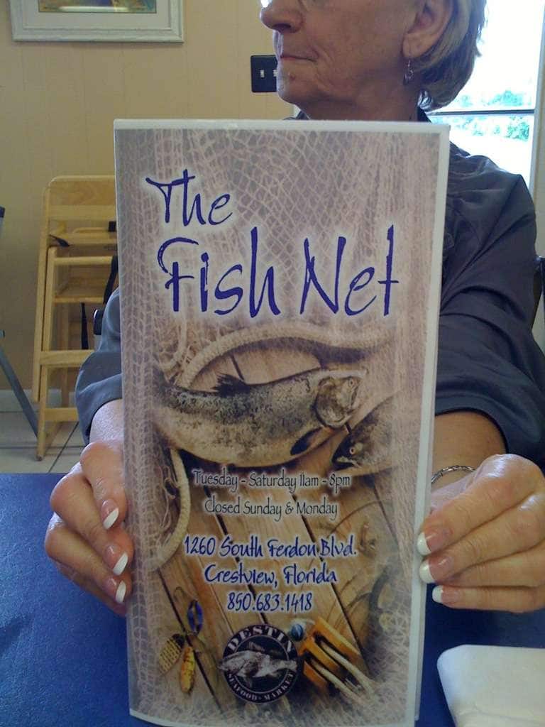 Menu at The Fishnet, Crestview