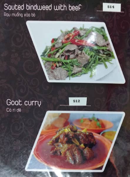 Menu at HALAL VIETNAMESE PHO & CURRY HOUSE restaurant, Springvale, 282 ...